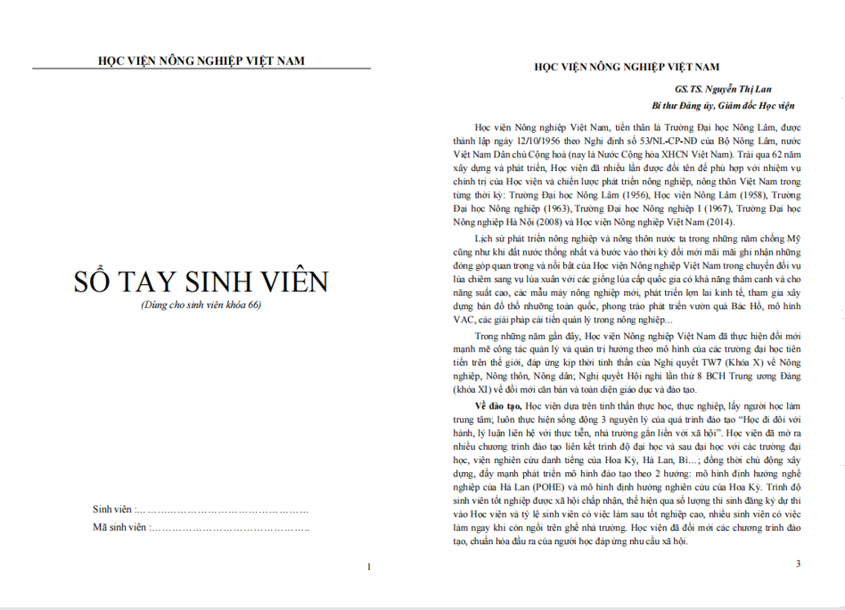 Sổ tay sinh viên Hust PDF