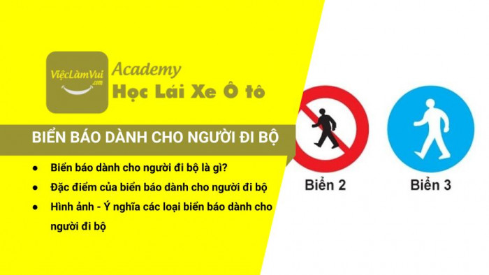Hình ảnh Và ý Nghĩa Các Loại Biển Báo Dành Cho Người đi Bộ Mới Nhất Trong Giao Thông đường Bộ