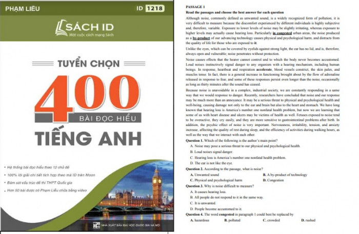 Tuyển chọn 400 bài đọc hiểu tiếng Anh PDF